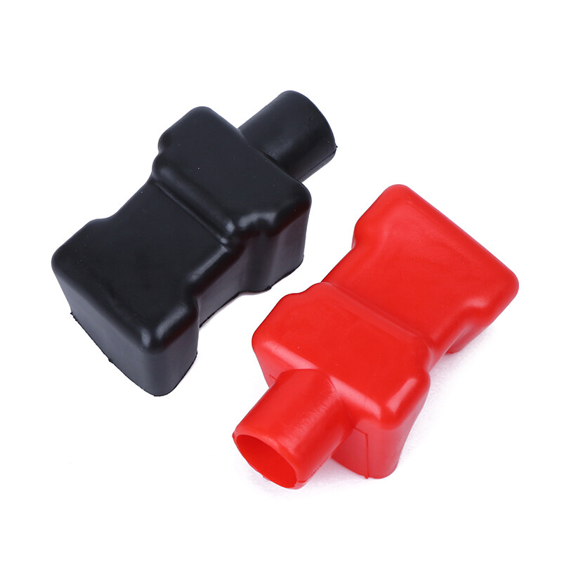 YUE Universal Car Battery Terminal Negative Positive Covers Insulating ...