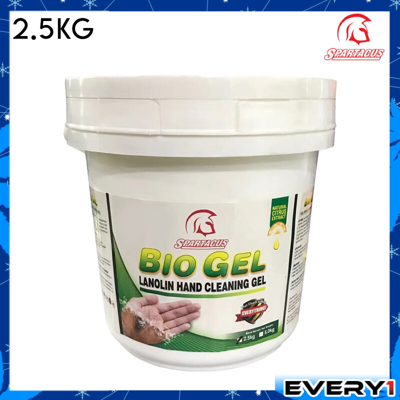 Spartacus (CG40) 2.5kg Bio-Gel Industrial Waterless Linolin Hand ...