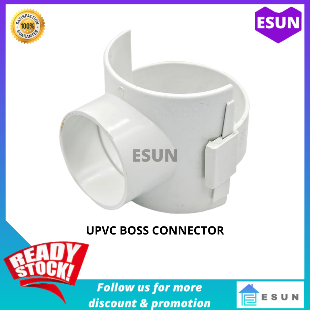 UPVC Boss Connector Pipe Fitting Connectors Water Pipe Garden ...