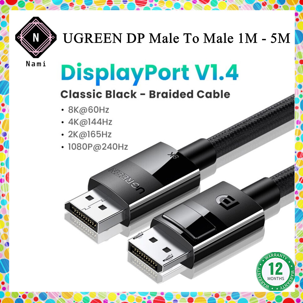 UGREEN Display Port Cable DP 1.4 Male to Male Cable 8K 60Hz HDR Video ...