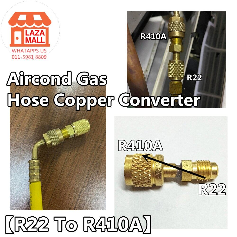 AIR-CONDITIONER CHARGING HOSE CONVERTER FROM 【R22 To R410A】Straight ...