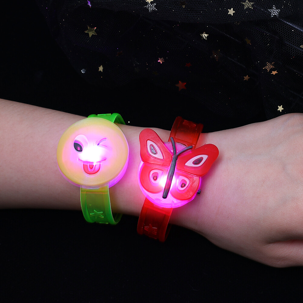 Luminous Watch Toys with Flash Children Watch Band Fluorescent Bracelet ...