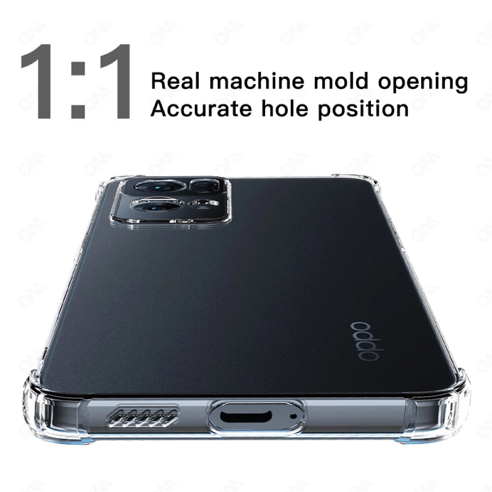 Clear Soft TPU Phone Case OPPO A98 A78 5G A60 A79 A58 4G A38 A18 A17 A17k A96 A76 A95 A57 A54 ...