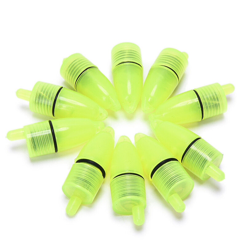 Jay 10 Pcs Fishing Light LED Alarm Floating Sensor Fish Signal Fishing ...