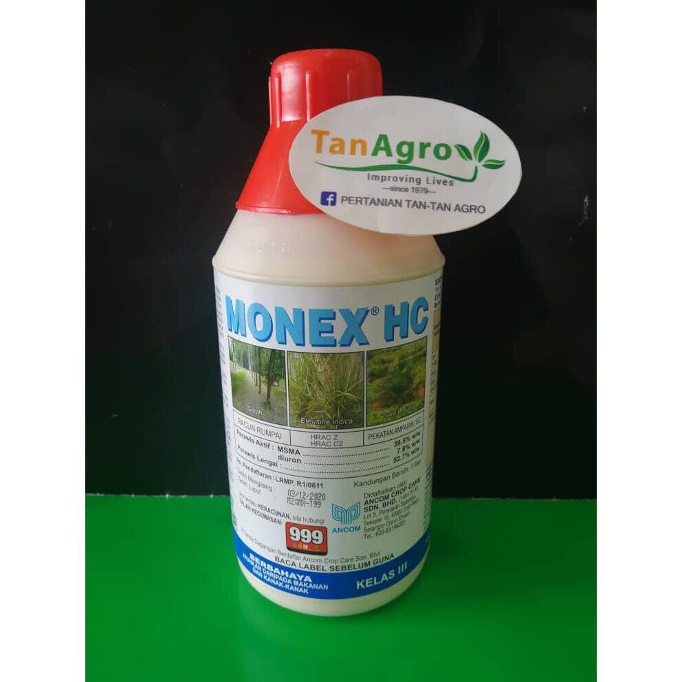Herbicides Ancom Monex (A.i MSMA 39.5% + diuron 7.8%) | Lazada
