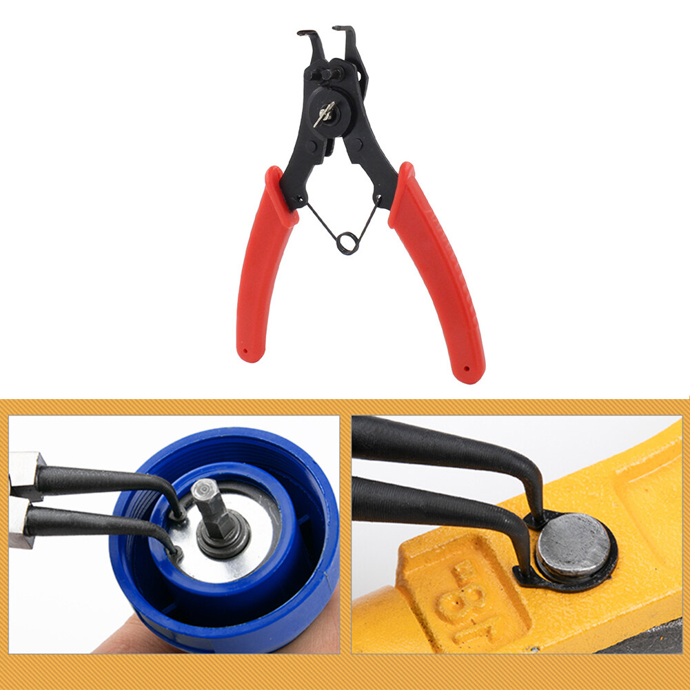 4 in 1 Multi Crimp Snap Ring Circlip Plier Internal External Ring ...