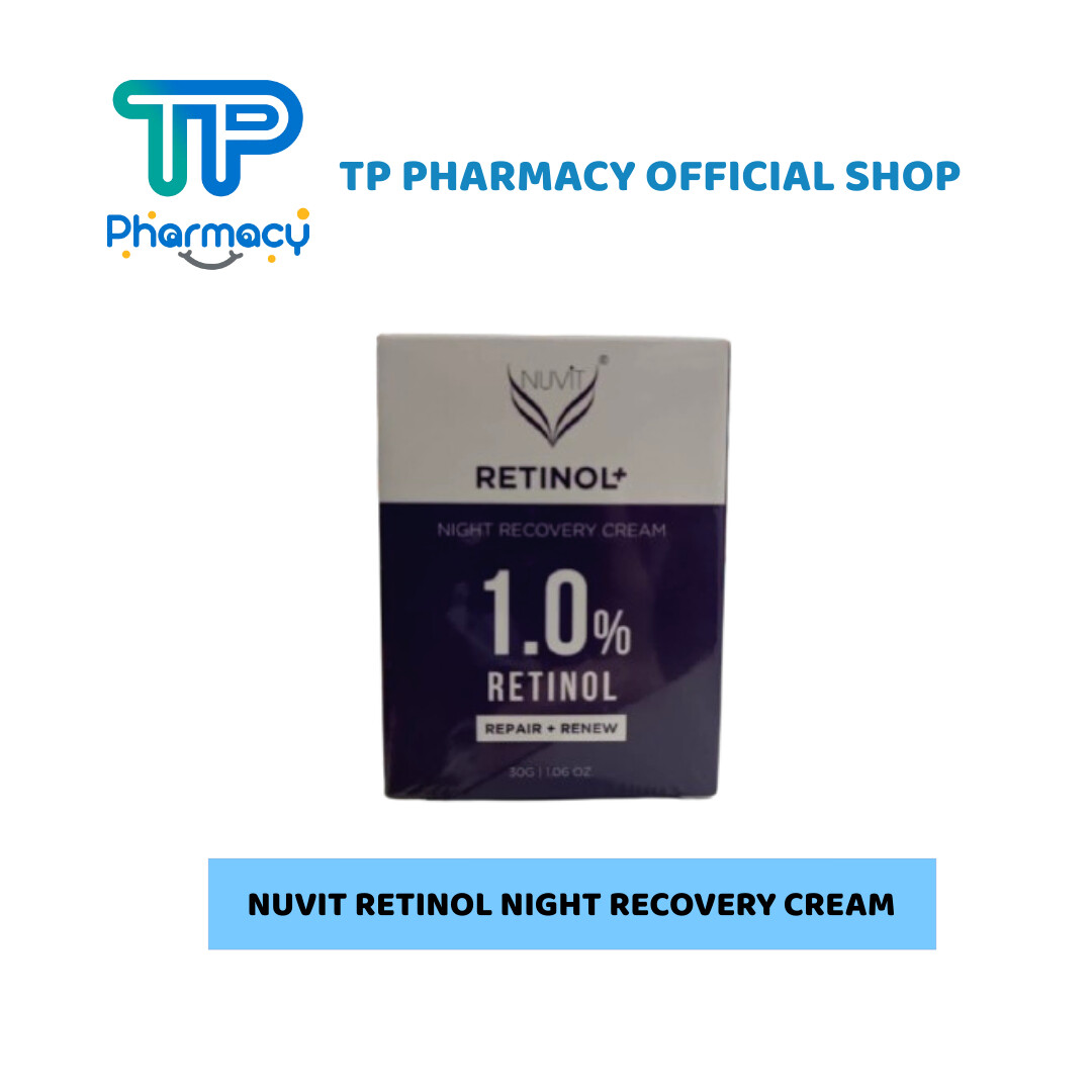 NUVIT RETINOL+ NIGHT RECOVERY CREAM 1% RETINOL 30G | Lazada