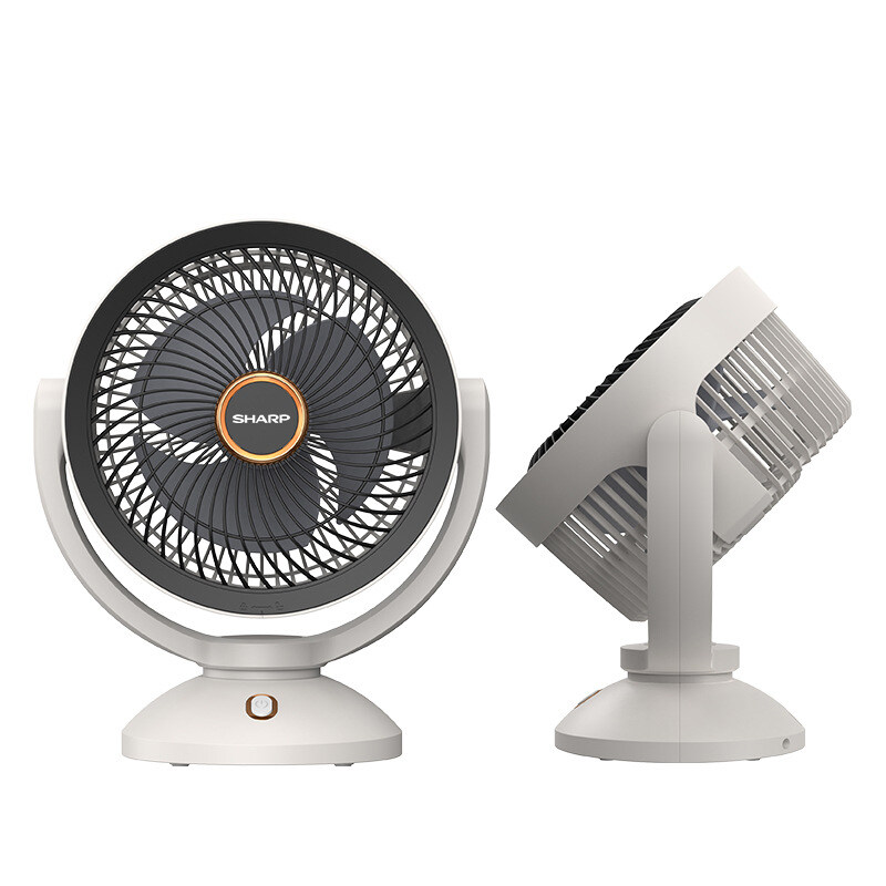 SHARP Table Fan Japan Turbine Technology Desktop Fan 4-Speed Adjustable ...