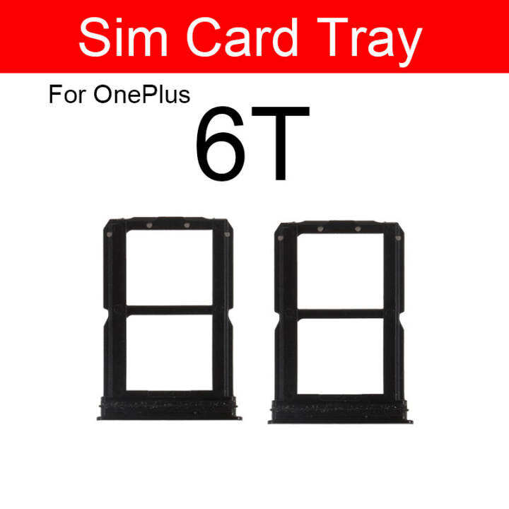 Sim Card Tray Holder For Oneplus 6 6T 7 7T Pro Sim Slot Socket SD Card ...