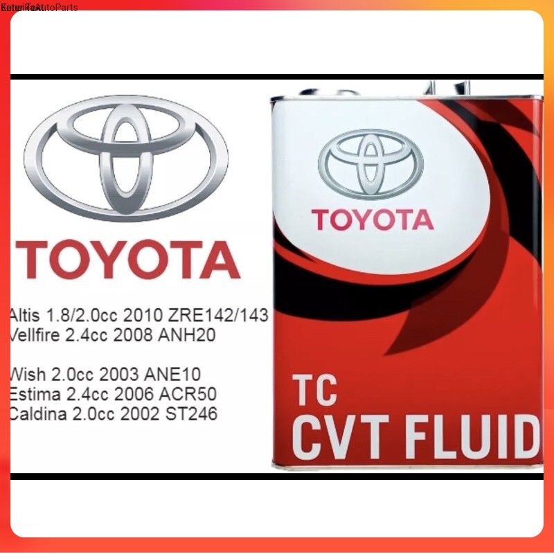 Toyota ATF CVT TC AUTO GEAR OIL 4L Wish 2.0 Estima ACR50 Alphard ...