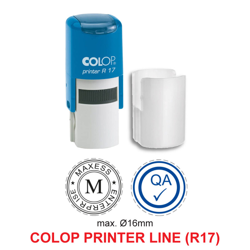[Custom Made] (R17) COLOP Printer Line Printer R17 Self-Inking Stamp ...