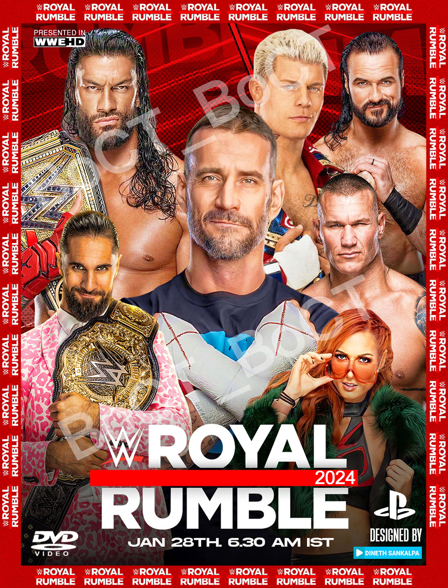 DVD WWE Royal Rumble 2024 -w081 | Lazada