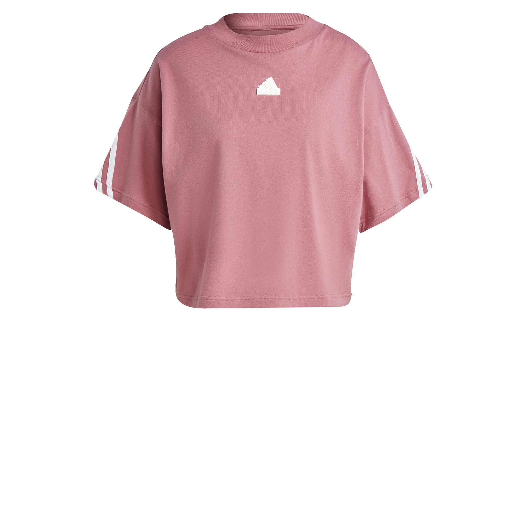 adidas ไลฟ์สไตล์ เสื้อยืด Future Icons 3-Stripes ผู้หญิง สีชมพู IB8519 ...