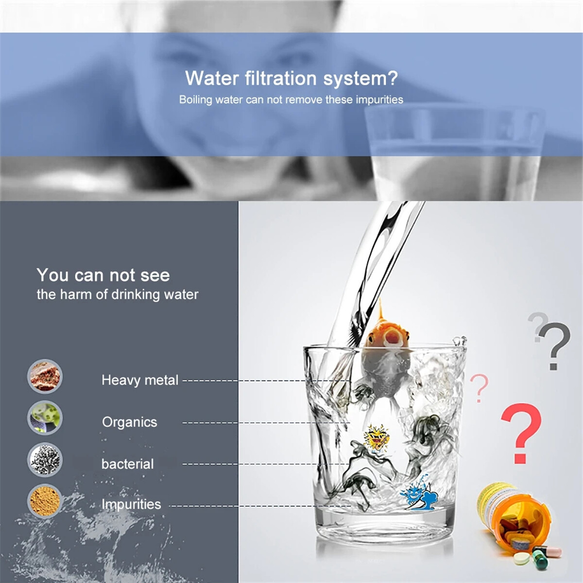 4000ml 750W Pure Water Distiller Distilling Purifier Water Making ...