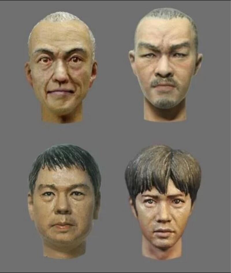 Resin Figure Kit 1/20 Ma.K Head Set Unpainted Garage Resin Model Kit ...
