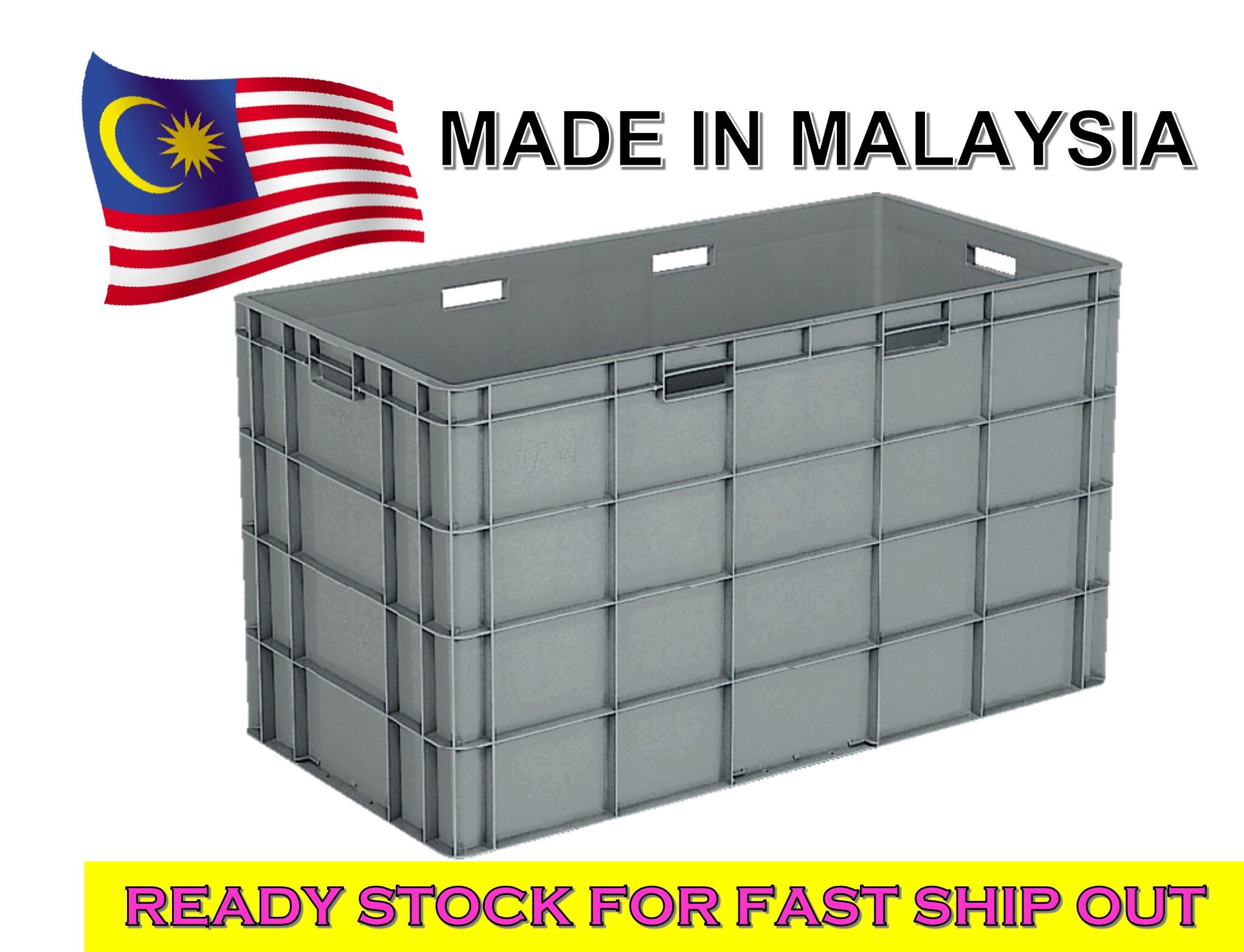 TM Polybox TM496 Polypropylene Heavy Duty Industrial container Modular ...