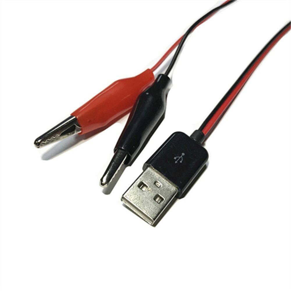 BONANY Red and Black USB Tester Detector Electrical Clamp Alligator ...