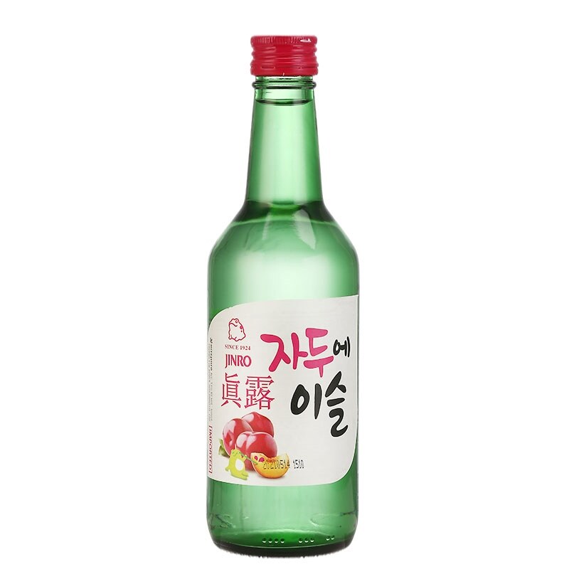 Korea Jinro Soju imported plum-flavored fruit-flavored shochu Korean ...