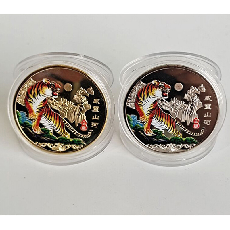 [Buy 4 get 4%]2022 China New Year Tiger Year Challenge Coin ...