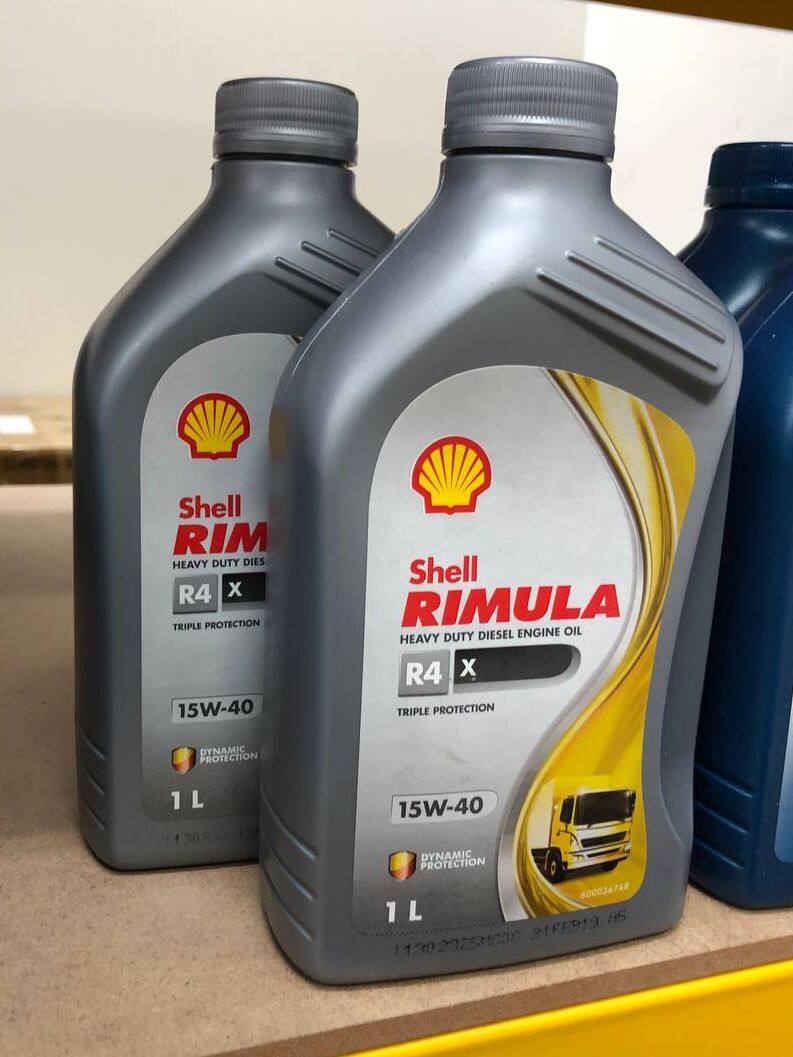 SHELL RIMULA R4X 15W-40 1L HEAVY DUTY DIESEL ENGINE OIL TRIPLE ...
