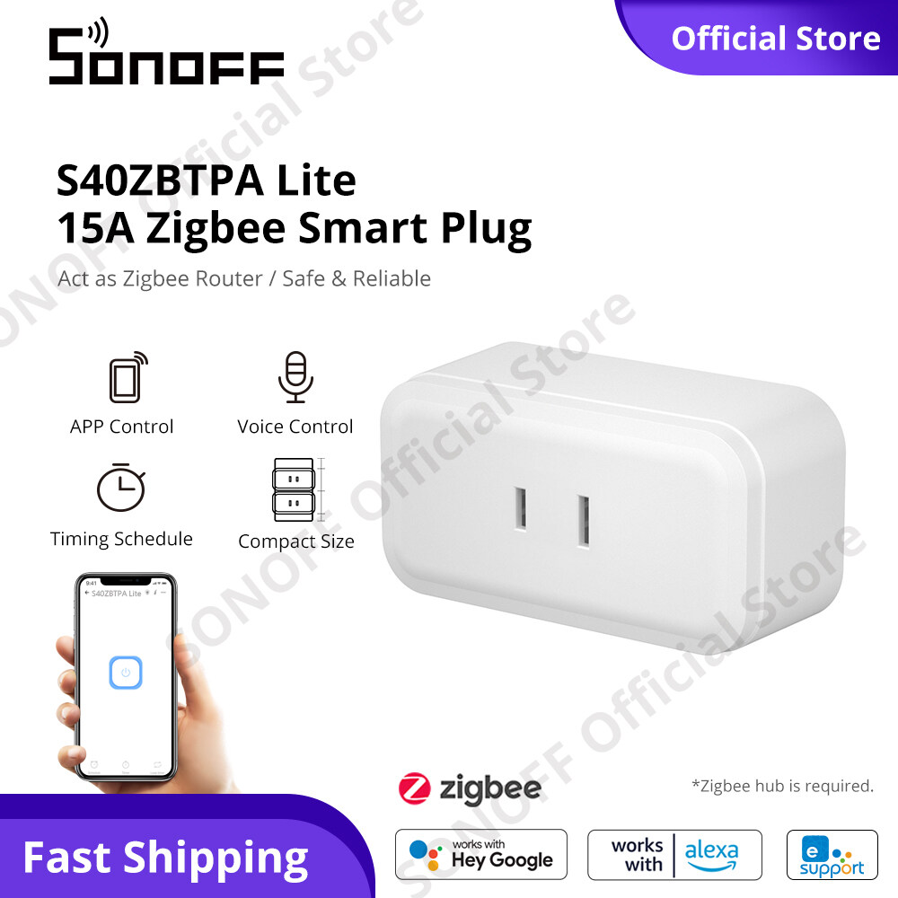 SONOFF S40 Lite Zigbee Smart Plug 15A Zigbee 3.0 Smart Socket Wireless ... SONOFF S40 Lite Zigbee Smart Plug 15A Zigbee 3.0 Smart Socket Wireless ...