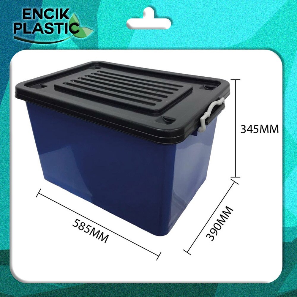 50L Storage box / Kotak Simpanan Roda / Color Storage Box / 50L / Storage box / Big Storage box ...
