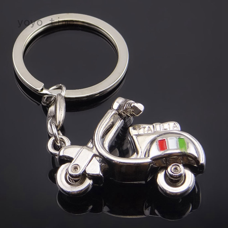3D Motorcycle Keychain For Vespa Piaggio 125 Ducati Honda Yamaha Suzuki ...
