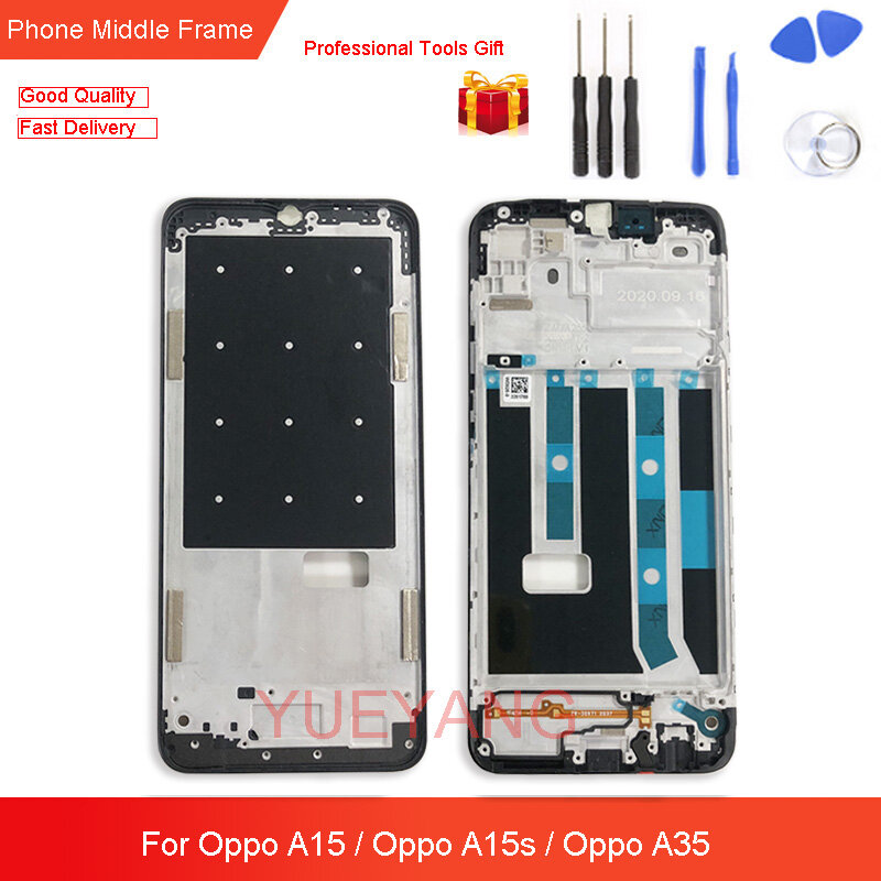สำหรับ Oppo A15 CPH2185สำหรับ Oppo A15s CPH2179สำหรับ Oppo A35เฟรมกลาง ...