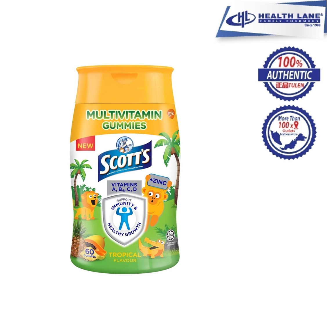 SCOTT’S MULTIVITAMIN GUMMIES | Lazada