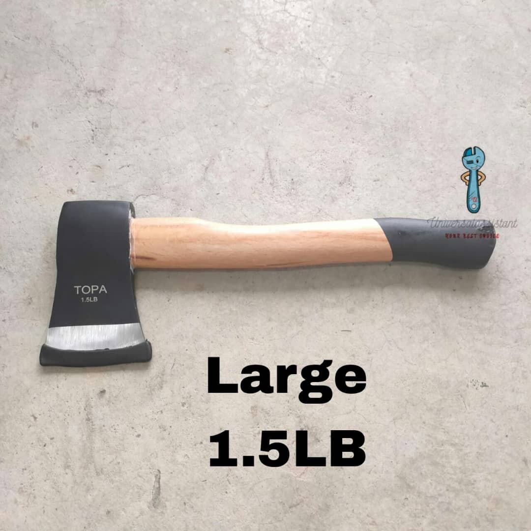 ‘Top-A’ Black Wood Handle Axe | Kapak Hitam | Lazada