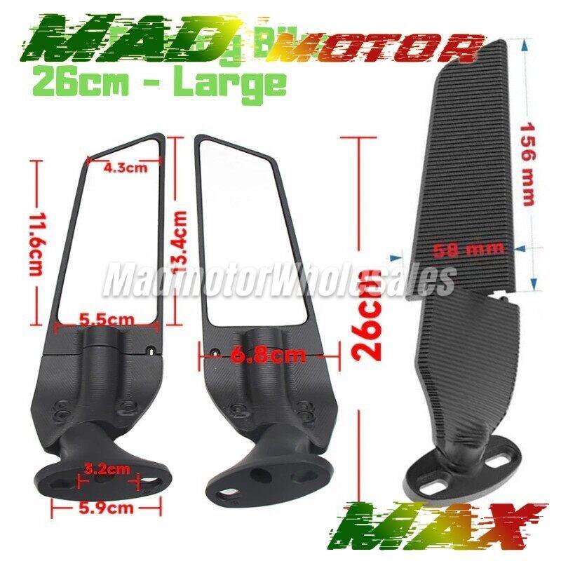 CFMoto 450SR Winglet Side Mirror GP Style Premium Rear View Side Mirror ...