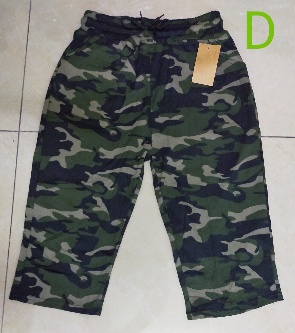 Seluar 3 Suku Corak Askar Lady Camouflage 3 Quarter Pant 女装迷彩七分休闲裤 | Lazada