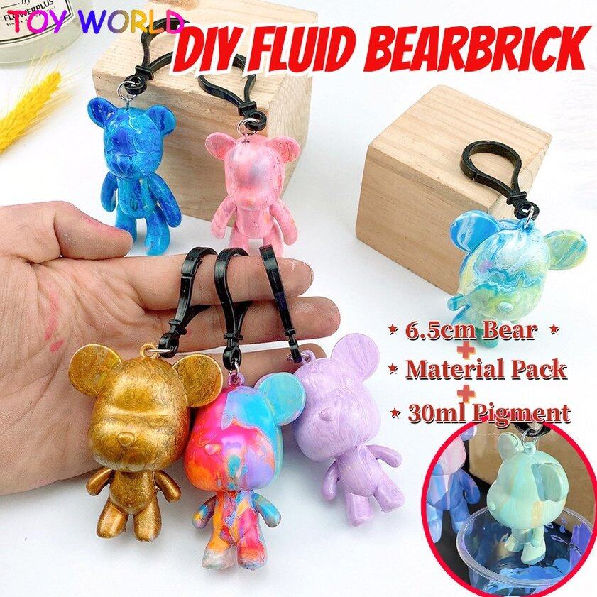 DIY Bearbrick Painting Violent Bear Gloomyed Bear Kit Set Can't Break ...