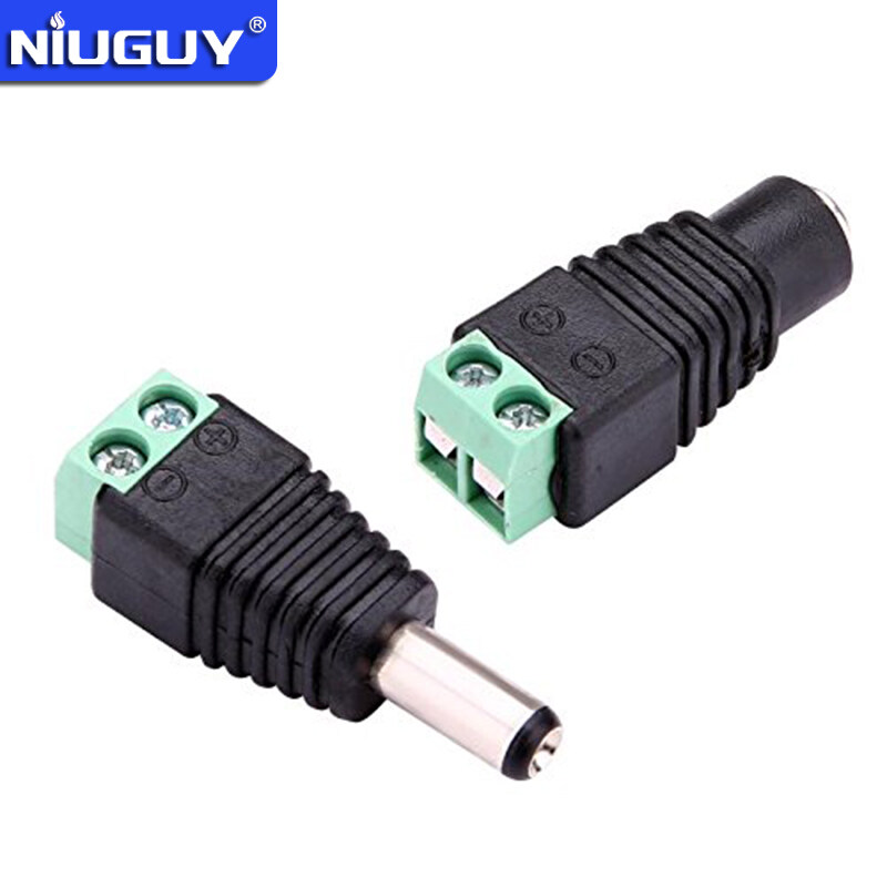 DC male and female DC 5V-36V Male Female Connectors 5.5x2.1mm DC Power ...