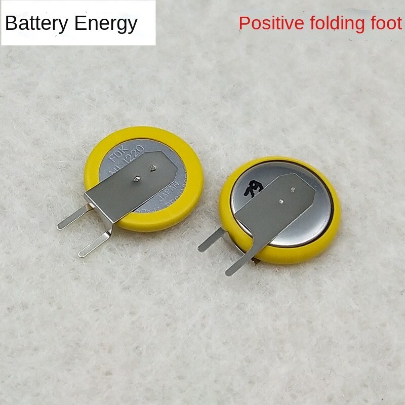 Original/2022 New ML1220 FDK Fuji 18mah 3V rechargeable button battery ...