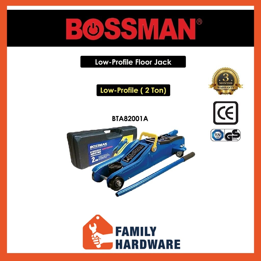 BOSSMAN B-TA82001-A Heavy Duty 2 Ton Low Profile Hydraulic Floor Jack ...