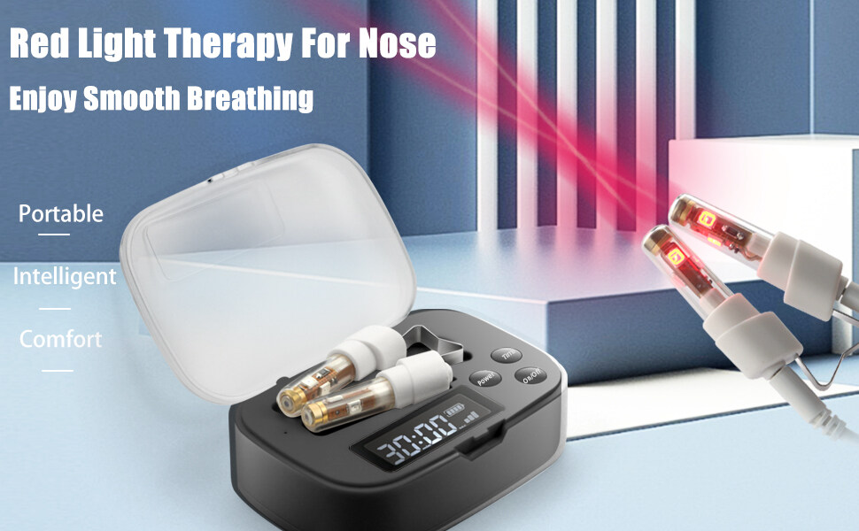 LASTEK All-in-1 Rhinitis Physiotherapy,Red infrared light for nose ...