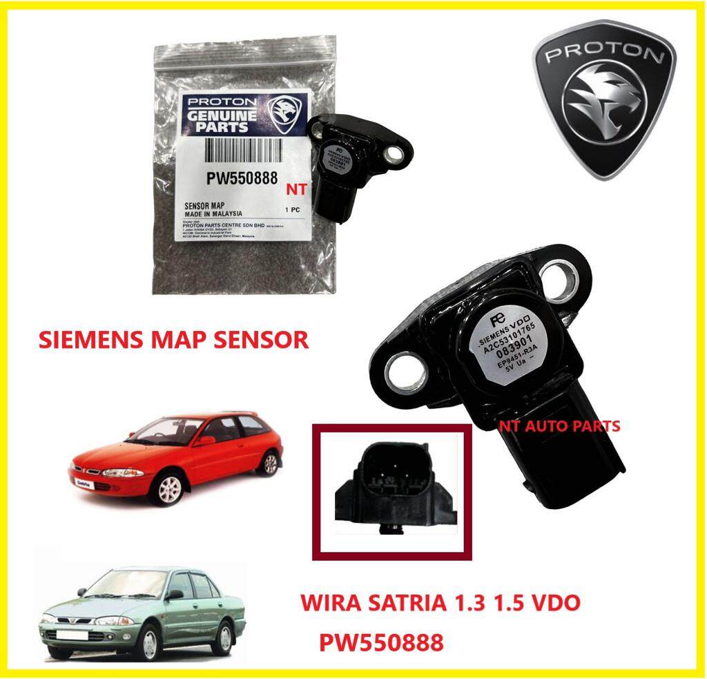PW550888 Map Sensor Proton Wira Satria 1.3L 1.5L 4G13 4G15 VDO Manifold ...