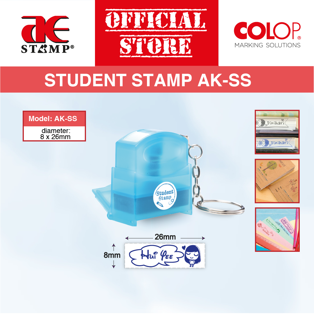 School Student Name Stamp Chop for Buku Latihan Exercise Book or ...