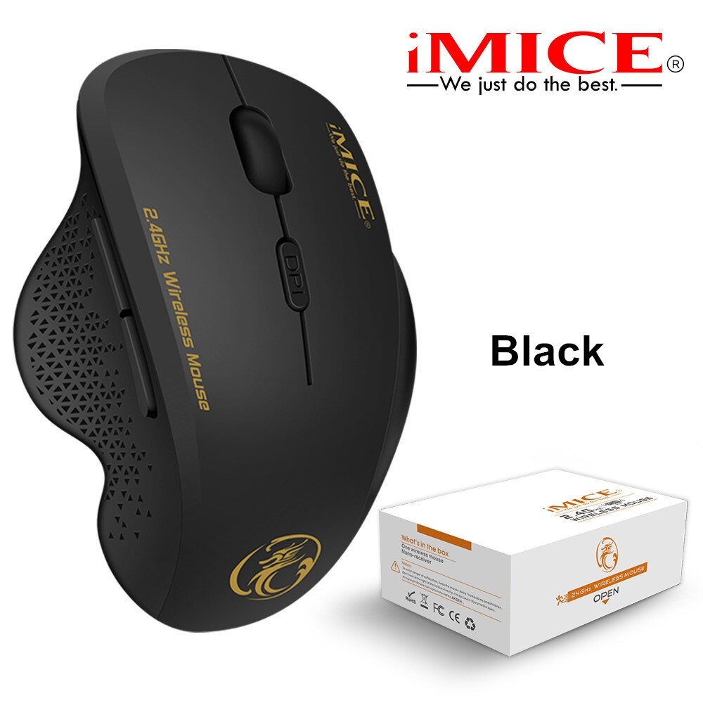 VICTSING IMICE G6 Ergonomic 2.4GHz Wireless Mouse เมาส์แนวตั้งปรับได้3 ...