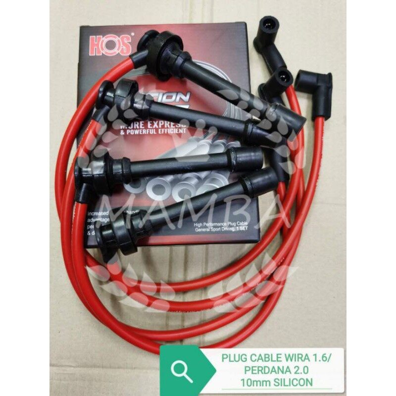 10mm PLUG CABLE PROTON SAGA 12V, WIRA 1.3, 1.5,1.6, 1.8, WAJA 1.6, GEN2 ...