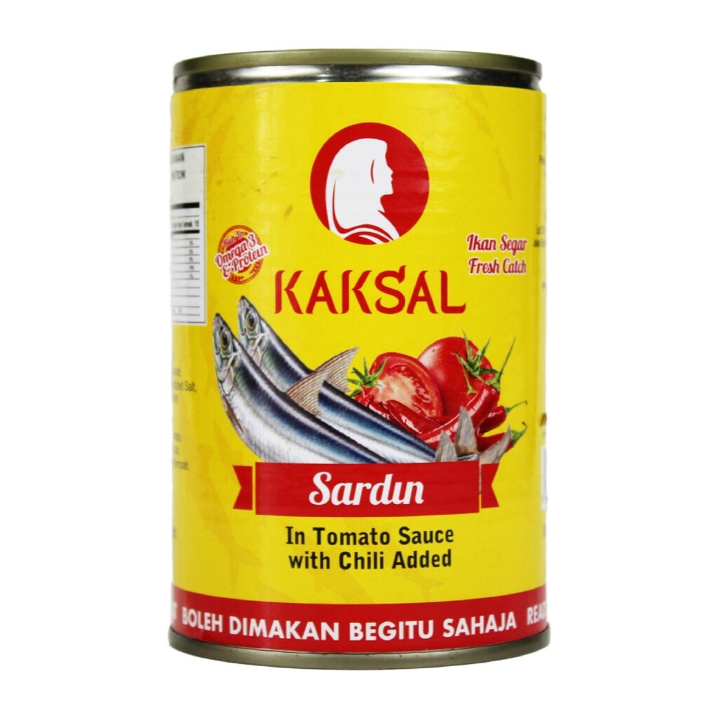 Kak Sal Sardine in Tomato Sauce with Chilli (425g) | Lazada