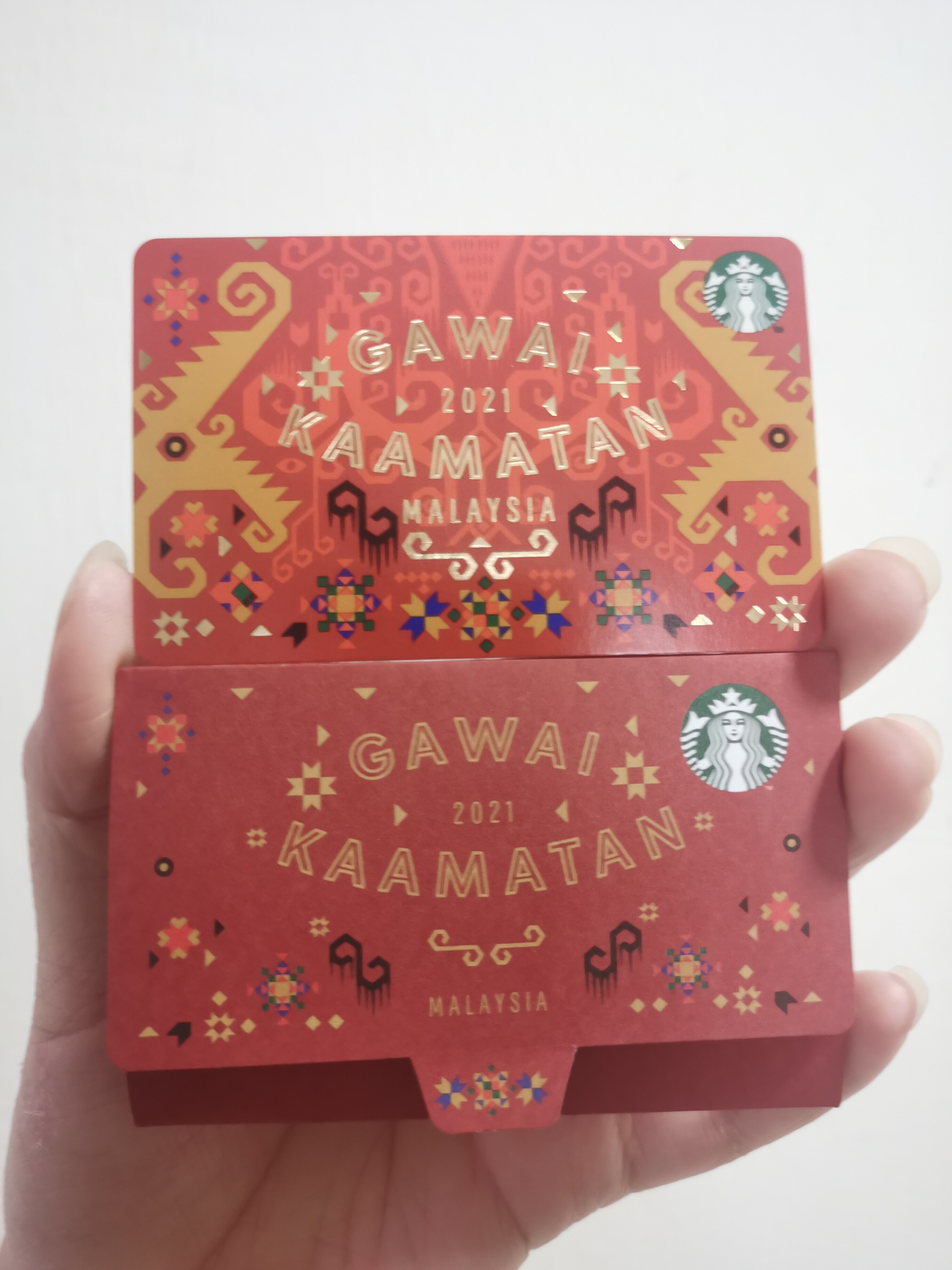 Starbucks Gawai Kamatan 2021 card | Lazada