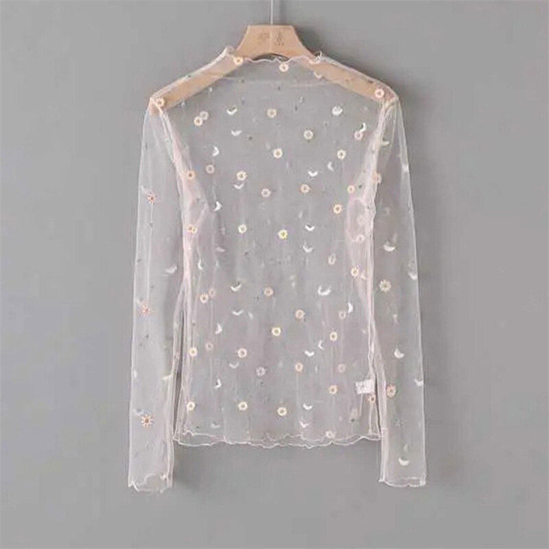 XS ????Ready Stock???? Women T Shirt See Through Transparent Mesh Tops ...