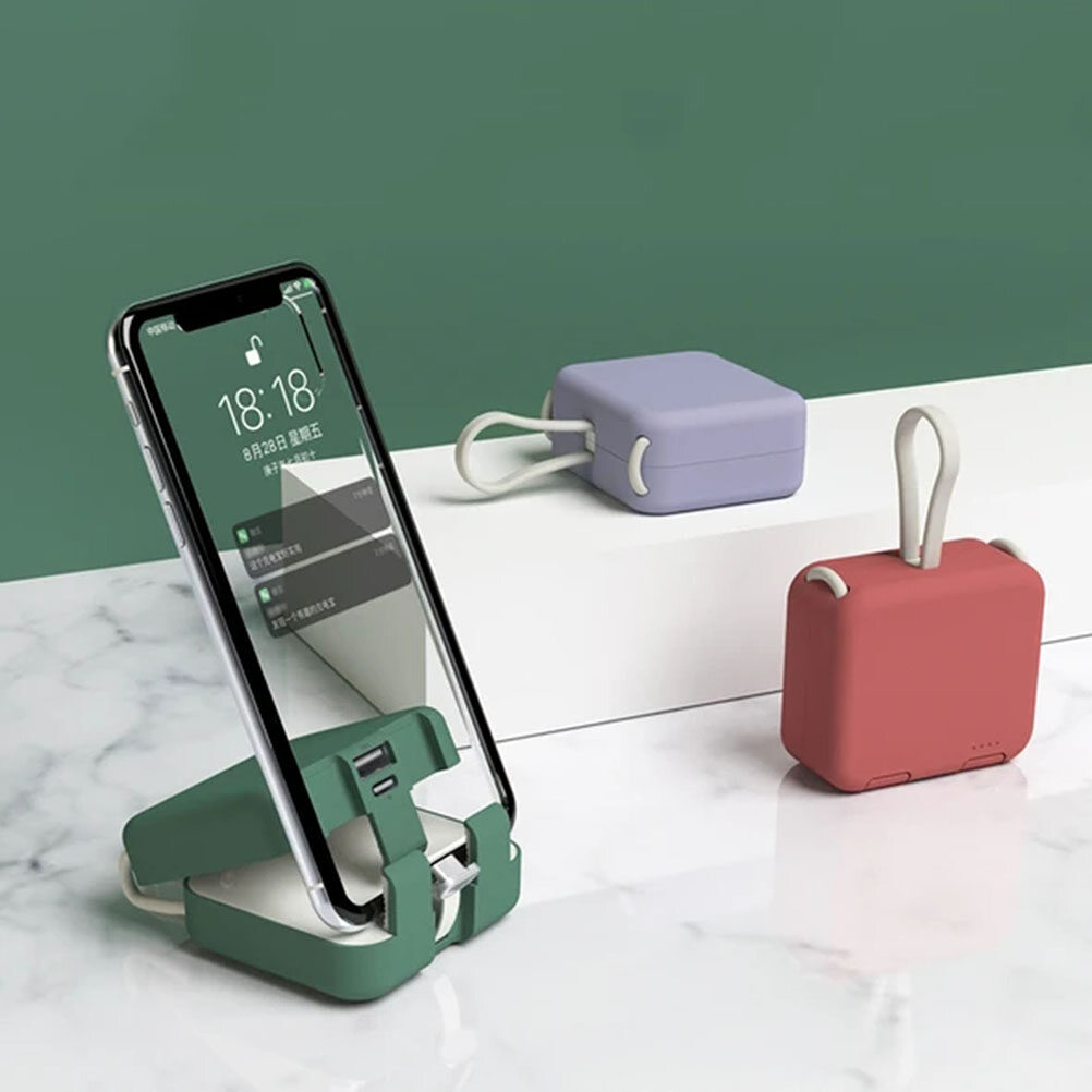 Creative Power Bank With Own สายกระเป๋าถือกลับคลิปแบบพกพาแบตเตอร์รี่นอก ...