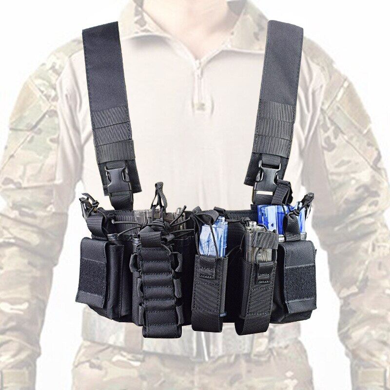 Tactical Micro Chest Rig Modular H Harness D3CR Funny Pack SACK Pouch ...