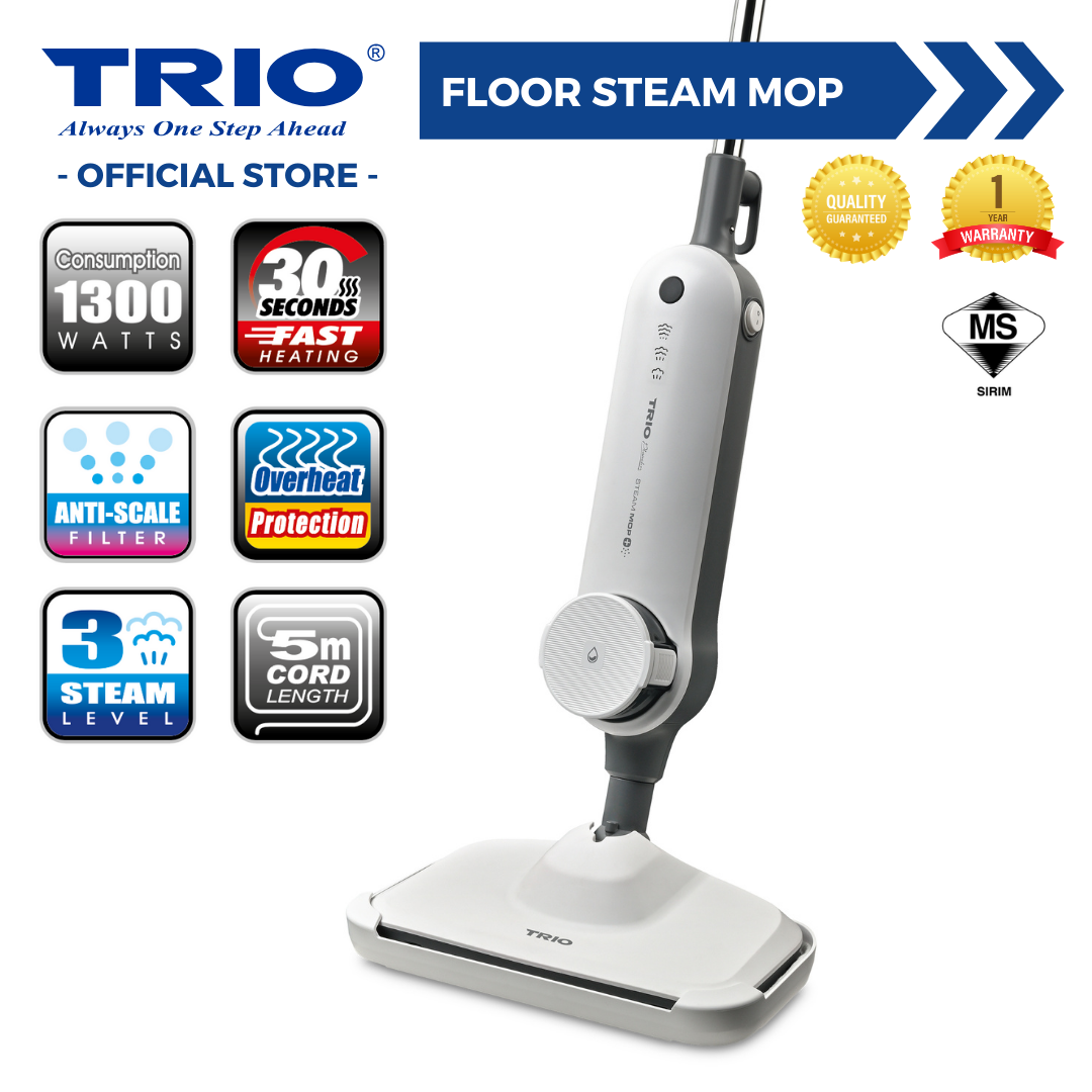 Trio Floor Steam Mop for Easy Cleaning | Lazada