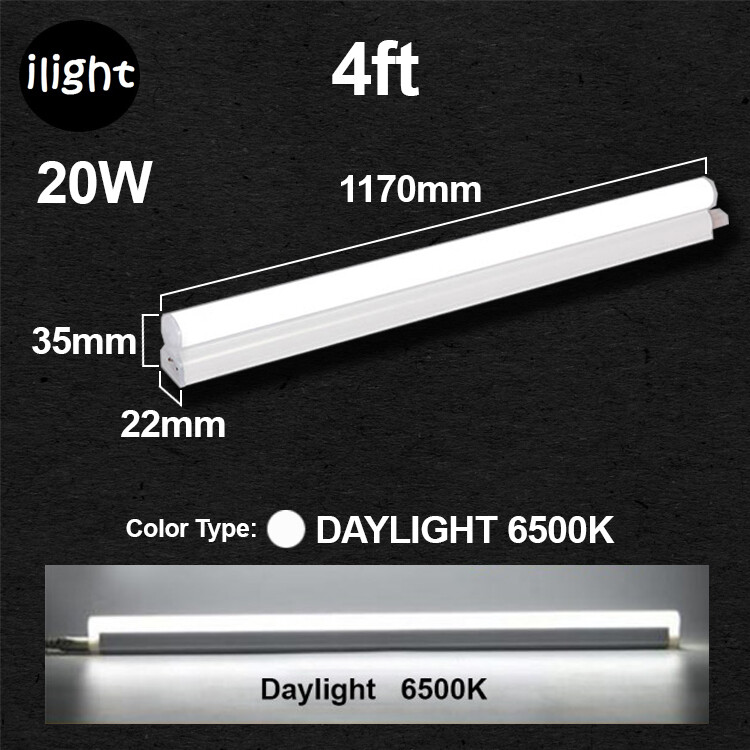 Premium LED T5 Tube Light Lamp Bulb Complete Set Celling Light Energy ...