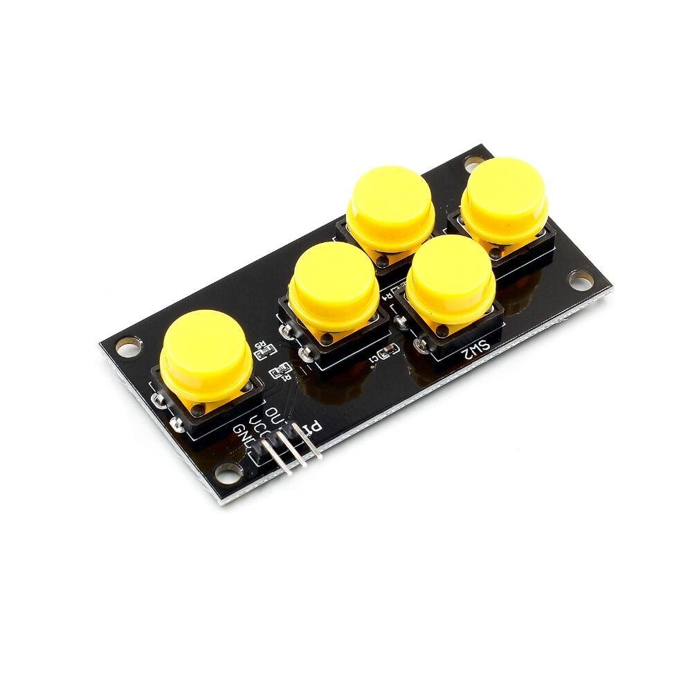 Ad Keyboard Simulate Five Key Module Analog Button For Arduino Sensor Expansion Board Electronic