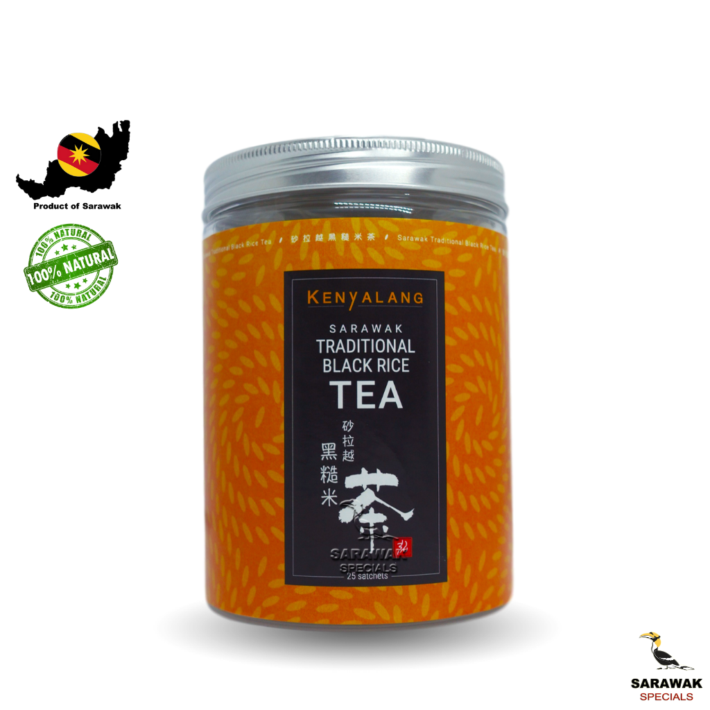 [READY STOCK] Kenyalang Sarawak Black Rice Tea 7g X 25 sachets | Lazada